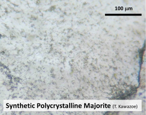 High-Pressure Synthesis of Wadsleyite, Ringwoodite, Bridgmanite, etc.